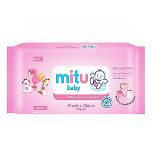 MITU B.WIPES REGULAR PINK 50S – Minimart Store